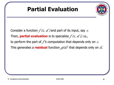 Ppt Using Partial Evaluation In Distributed Query Evaluation