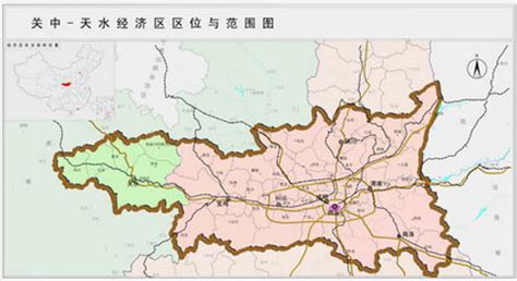 关中地区地图 关中平原 陕西关中 大山谷图库