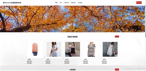 Springboot毕设基于javaweb的服装搭配系统源码论文部署服装穿搭系统源码 Csdn博客
