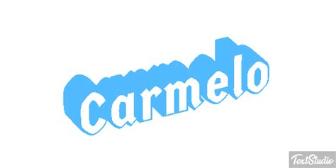 Carmelo Name Animated  Logo Designs