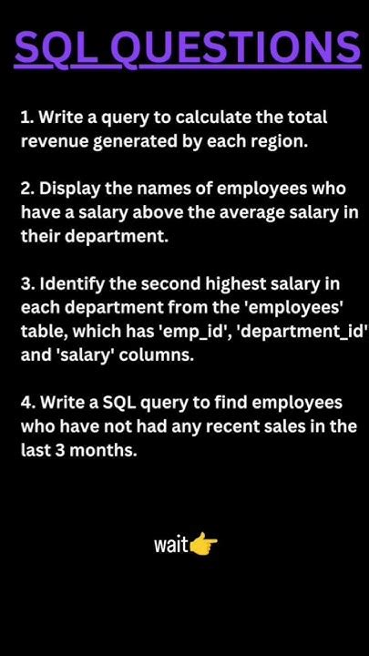 Deloitte Interview Questions And Tips Sql And Coding Interview Preparation Crack Deloitte 2025