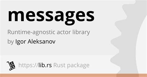 Messages — Rust Library Librs