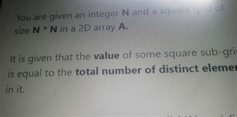 You Are Given An Integer N And A Square Gudi StudyX