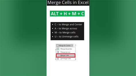 Excel Exceltricks Basicofexcel Exceltutorial Exceltips Keyboardshortcuts Ytshorts Merge