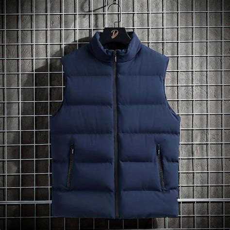 Mens Slim Silk Down Vest With Wool Liner And Detachable Hat Lapel