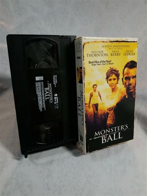 Monster S Ball Vhs Halle Berry Heath Ledger Billy Bob Picclick Uk