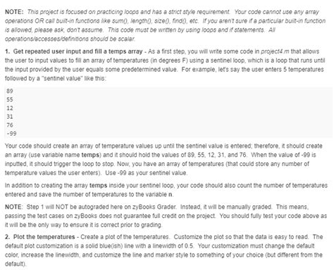 Solved Note This Project Is Focused On Practicing Loops And