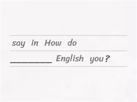 Class Expressions Unjumble