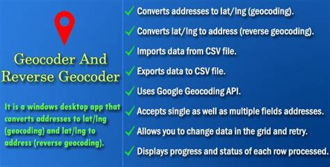 Geocoder And Reverse Geocoder Codemarket