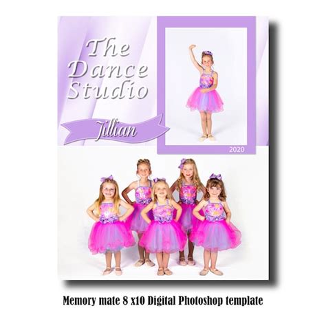 8x10 Sports Memory Mate Template Etsy