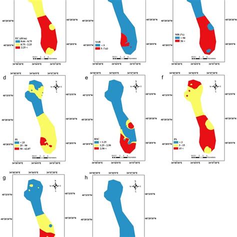 The Spatial Distribution Of Groundwater Quality Indices Download Scientific Diagram