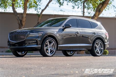 2024 Genesis Gv80 With 22 Lexani R Four In Chrome Wheels Wheel