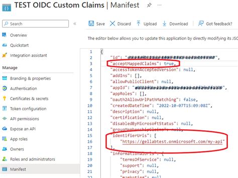 Azure Active Directory Oidc Custom Attributes