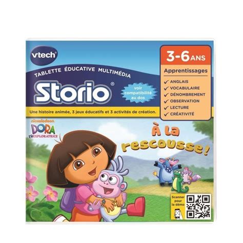Vtech Jeu Éducatif Storio Dora Lexploratrice