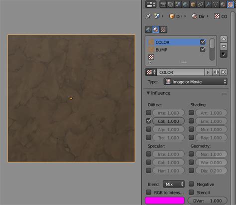Using Bump Maps In Blender