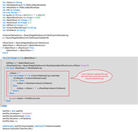 Xojo2024r2 How To Obtain Comma Separated Values From Weblistboxrowdata Web Xojo