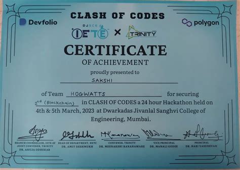 Sakshi Pandey On Linkedin Hackathon Blockchain Team Webdevelopment