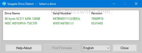 Ways To Find Hard Drive Serial Number In Windows Password Recovery