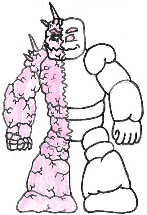 Hybrid Monster Rock Candy Golem And Marshmollem By Azure Mage88 On