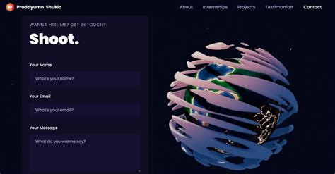 Praddyumn Shukla On Linkedin Reactjs Tailwindcss Framer Threejs