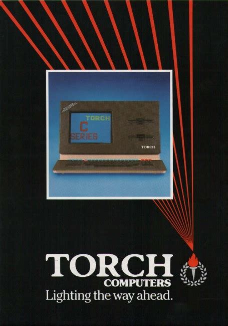 Torch C Series Computer Leaflet Promotional Item Computing History
