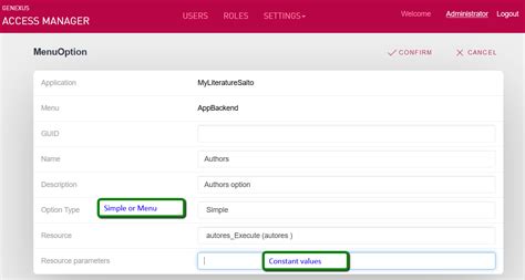 howto define a menu using gam genexus 15 upgrade 3 article