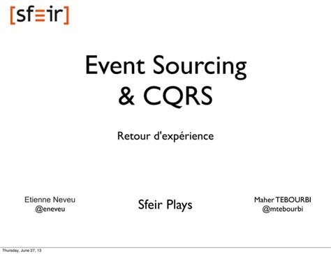 event sourcing and cqrs ppt