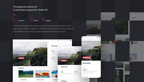 Responsive Resize Kit Behance