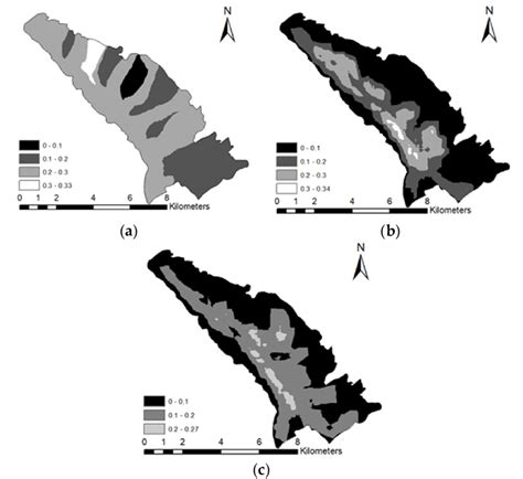 Sediment Delivery Ratio A Scenario Ii Sub Catchment B Scenario Download Scientific
