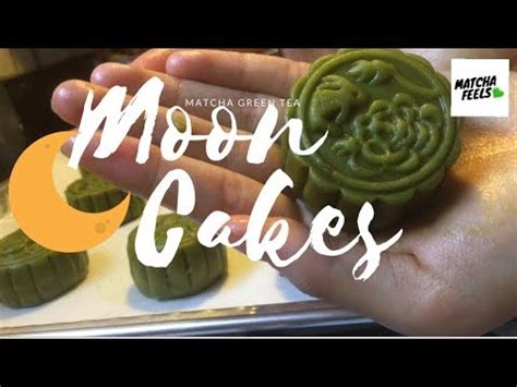 Traditional Baked Matcha Green Tea Mooncakes 绿茶翡翠月饼 Youtube