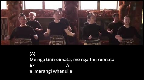 Te Iwi E Guitar Play Along With Lyrics Chord Names Youtube