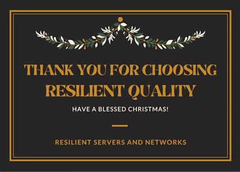 Resilient Servers And Networks