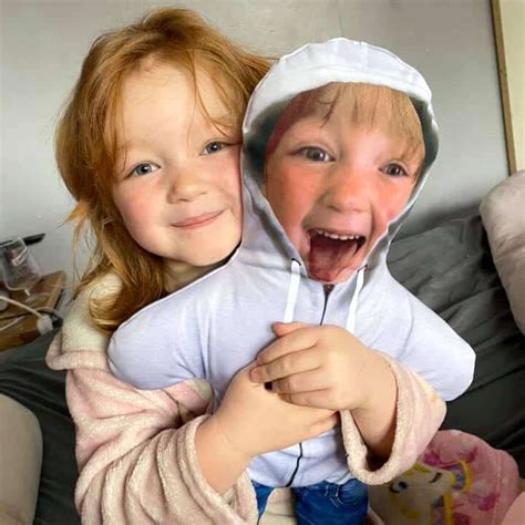 Black Hoodie Personalised Mini Me Doll Custom Photo Doll