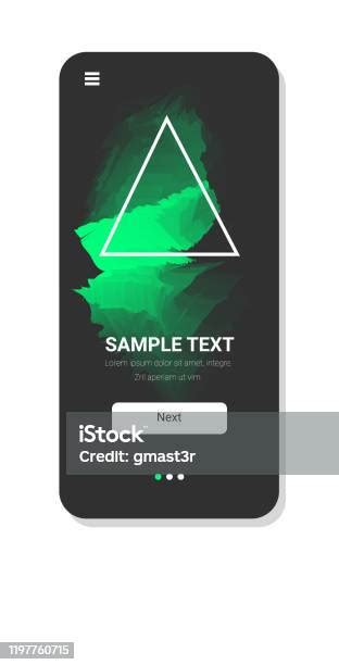동적 색 형태 추상 배경 그라데이션 배너 유체 색상 템플릿 현대 그래픽 요소 스마트 폰 화면 온라인 모바일 앱 복사 공간 수직 3차원 형태에 대한 스톡 벡터 아트 및 기타