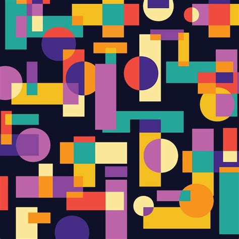 Premium Vector Vector Colorful Abstract Geometric Background