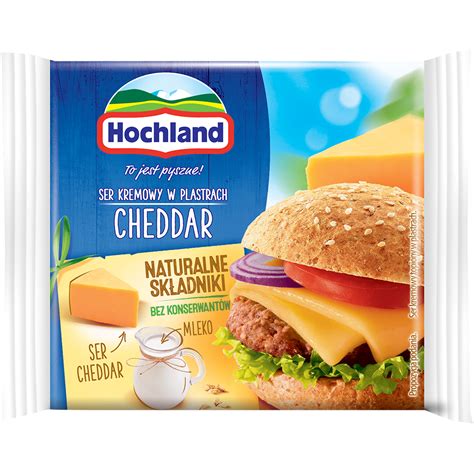 Hochland Cheddar Cream Cheese In Slices 130g Food Plus Shop Online