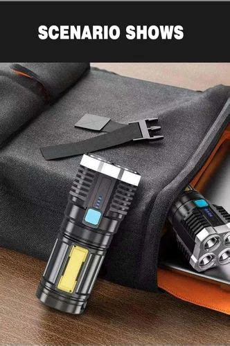 Cool White Usb 5v Charge Flashlight Ls03 Lead Acid At Rs 90piece In Surat