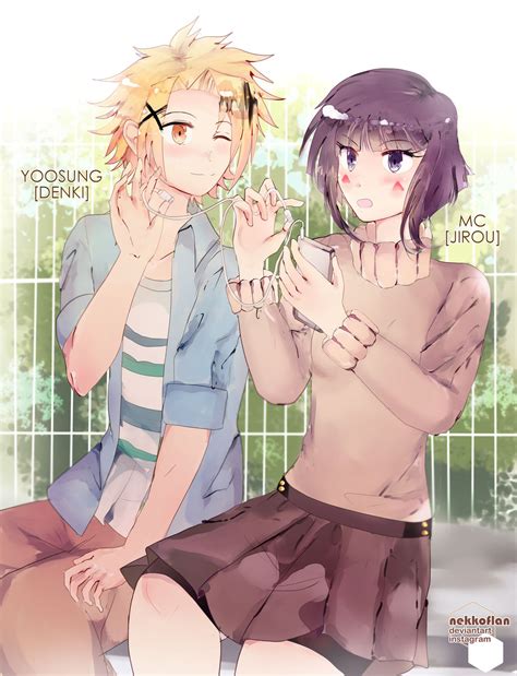 Denki X Jirou By Nekkoflan On Deviantart