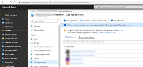 Active Directory Difference Between Azure App Registrations Blades