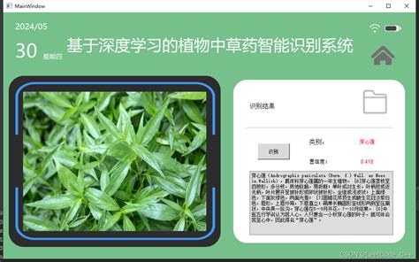 【目标检测】基于深度学习的植物中草药智能识别系统【python源码pyqt5界面数据集训练代码 Mx001期】 Ew帮帮网