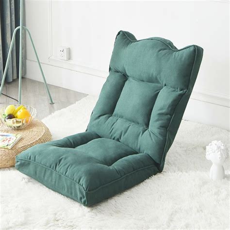 크라운 각도조절 1인용 좌식소파 그린 티몬