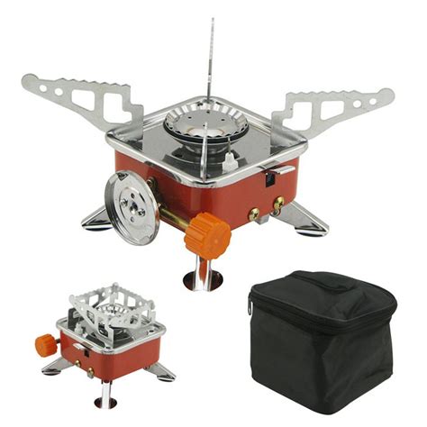 Газовая Горелка Кемпинговая Плита Газовый Примус Газовая Плита Портативная с Чехлом — Купить