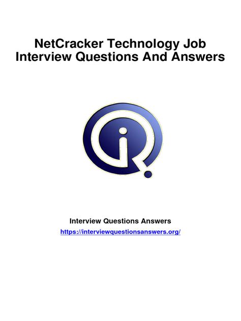 Netcracker Technology Interview Questions Answers Guide Pdf