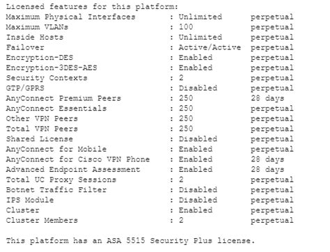 Asa And Anyconnect Licensing Cisco Community