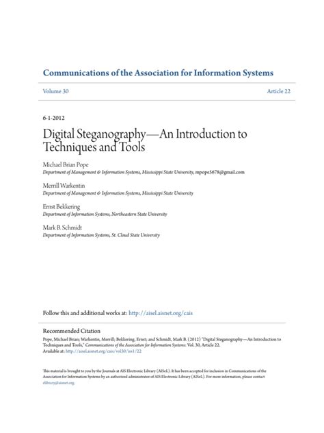 Digitalsteganographyanintroductionto Pdf Data Compression File System