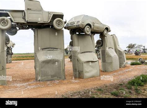 Carhenge Jim Reinders 1927 2021 Replica Of Stonehenge Made From