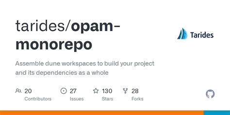 Github Taridesopam Monorepo Assemble Dune Workspaces To Build Your