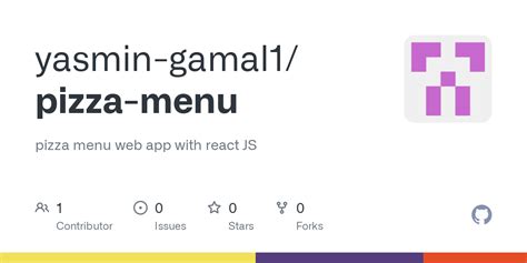 Github Yasmin Gamal1pizza Menu Pizza Menu Web App With React Js