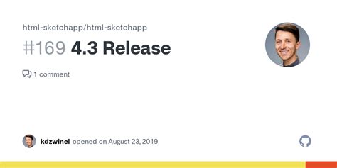 43 Release · Issue 169 · Html Sketchapphtml Sketchapp · Github