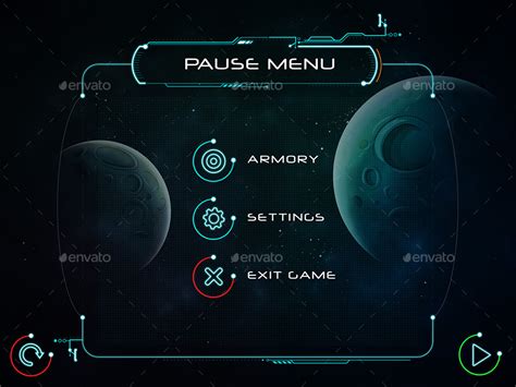 Space Game GUI Set By Wowu GraphicRiver